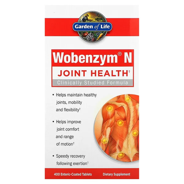 GARDEN OF LIFE Wobenzym N 400 Tablets – Natures Health Shoppe
