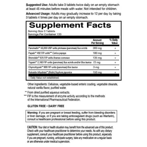 GARDEN OF LIFE Wobenzym N 400 Tablets – Natures Health Shoppe