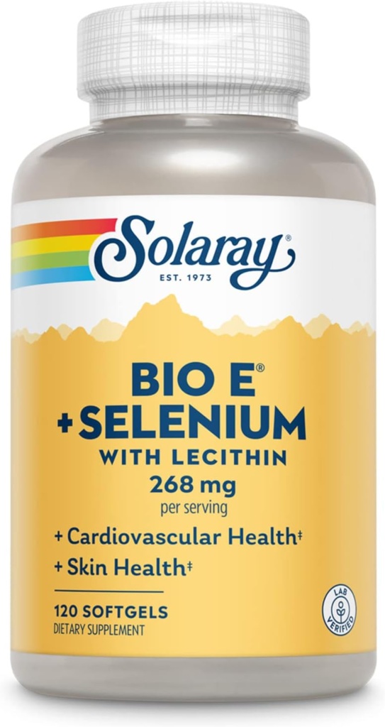 SOLARAY BIO E + SELENIUM 268 MG ( 400 IU ) 120 SOFTGELS – Natures ...