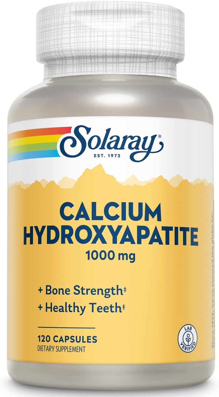 SOLARAY CALCIUM HYDROXYAPATITE 1000 MG 120 CAPSULES – Natures Health Shoppe